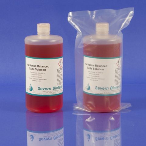 Hanks Balanced Salts Solution 1X (Sterile) - Severn Biotech